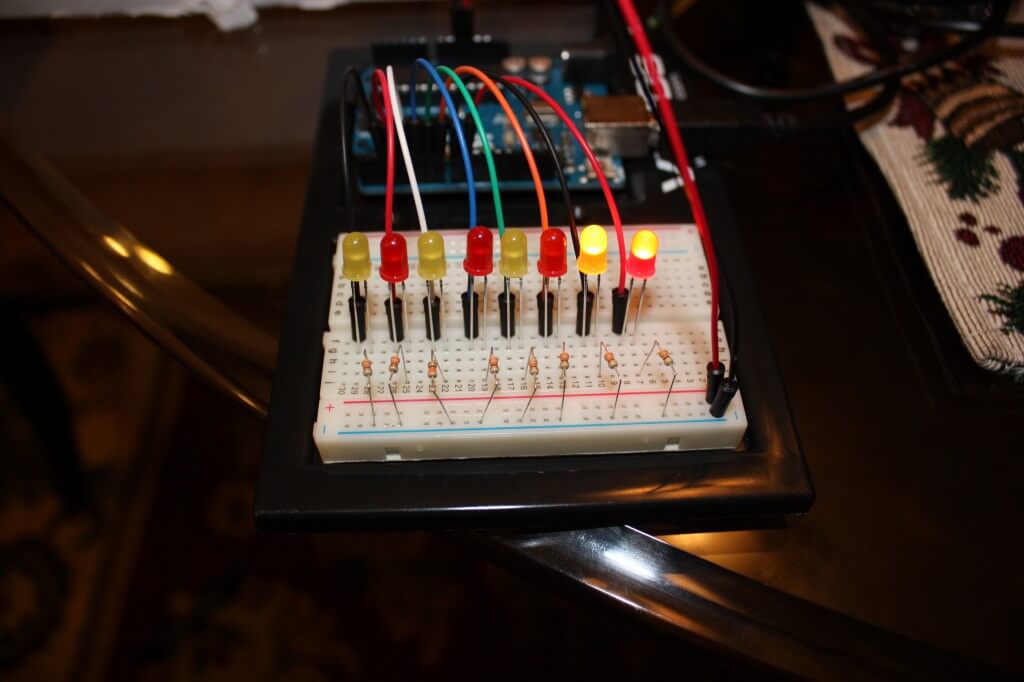 Arduino Uno Experiment 1 Binary Digit Counter Tales Of A Tech